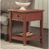 Lark Manor Arkadia Solid Wood End Table with Storage & Reviews | Wayfair