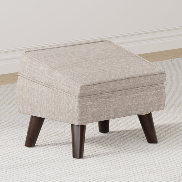 George Oliver 15.75" Wide Rectangle Storage Ottoman Stool, Entryway ...