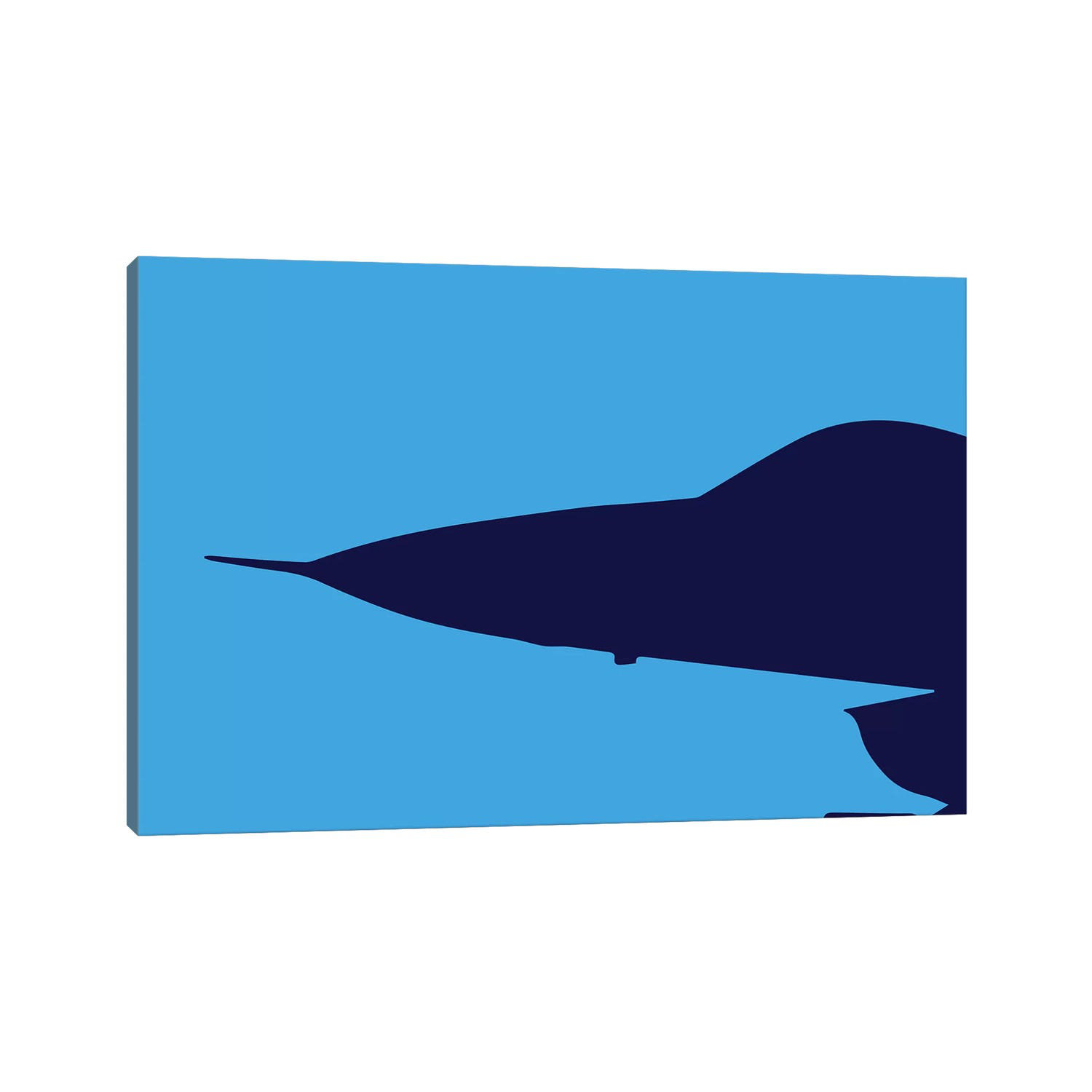 Metro Lane F-16 Nose - Wrapped Canvas Photograph | Wayfair.co.uk