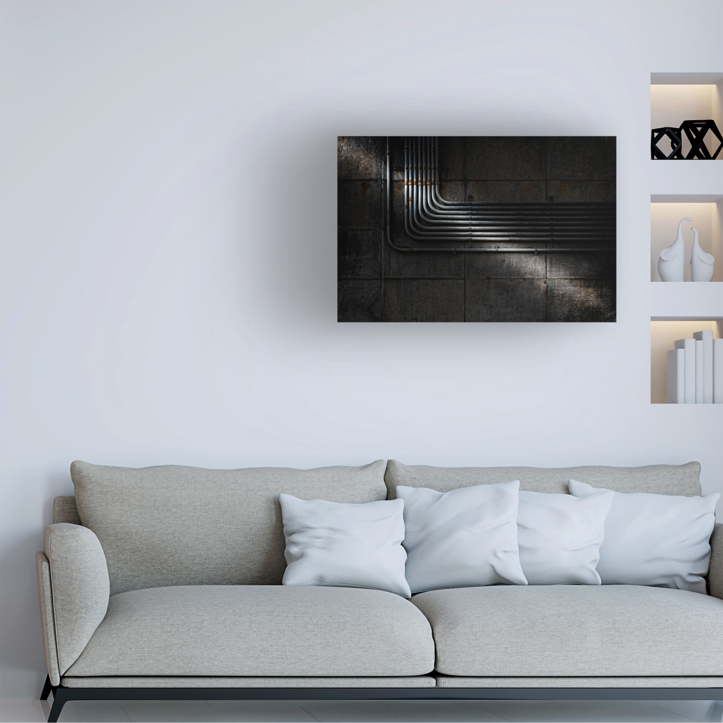 Ebern Designs Wim Schuurmans Under The Brooklyn Bridge Canvas Art | Wayfair