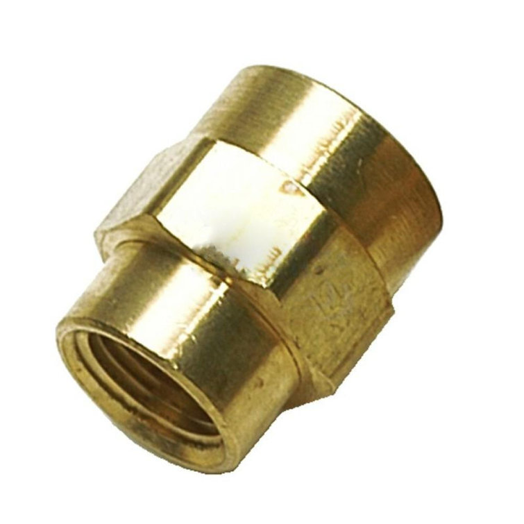 Plumbing N Parts 0.25 in. x 0.125 in. Round Brass Reducing Coupling PNP ...