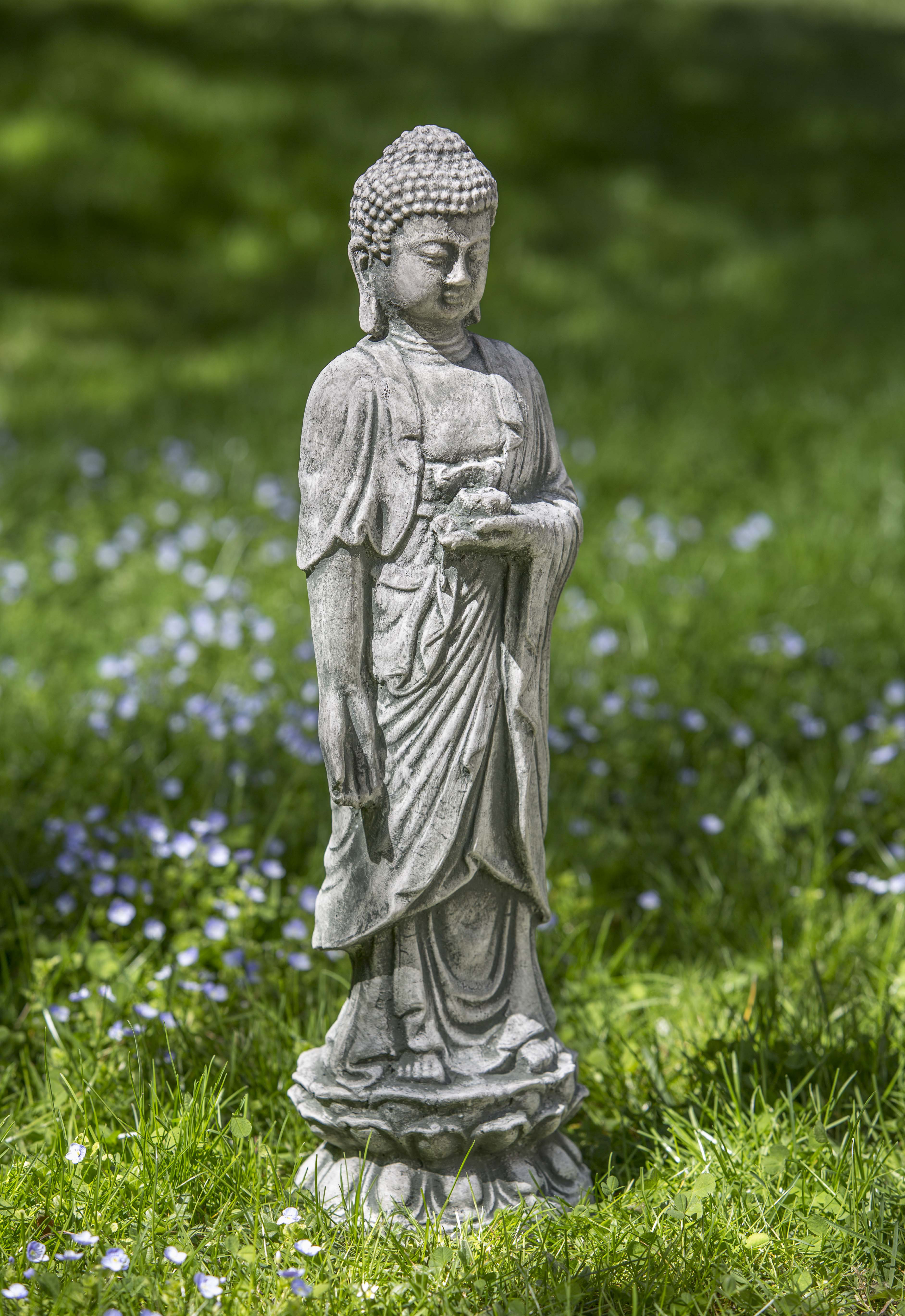 Campania International Standing Lotus Buddha Statue & Reviews | Perigold