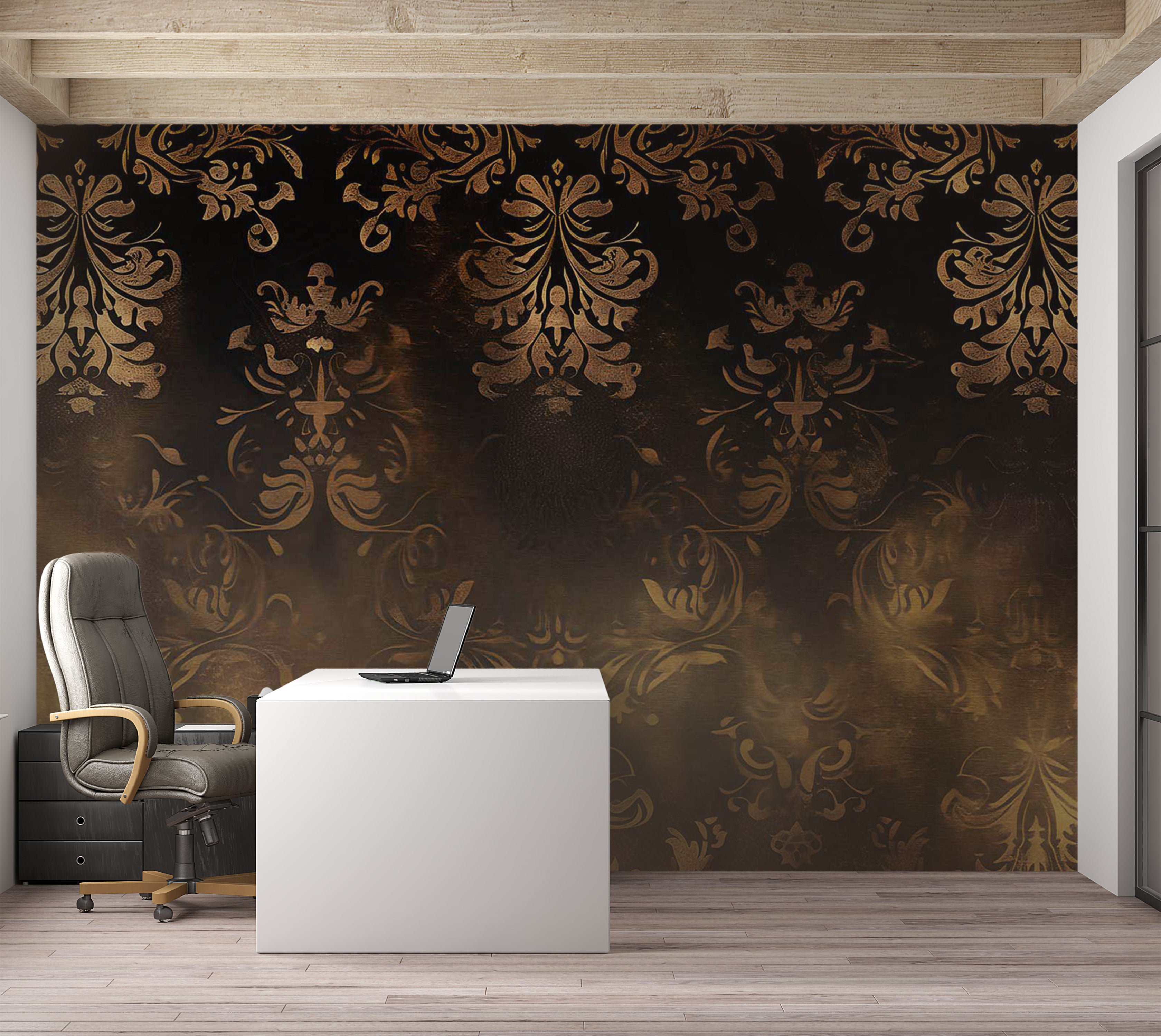 Darby Home Co Surface Background Wallpaper Wall Mural - Baroque ...