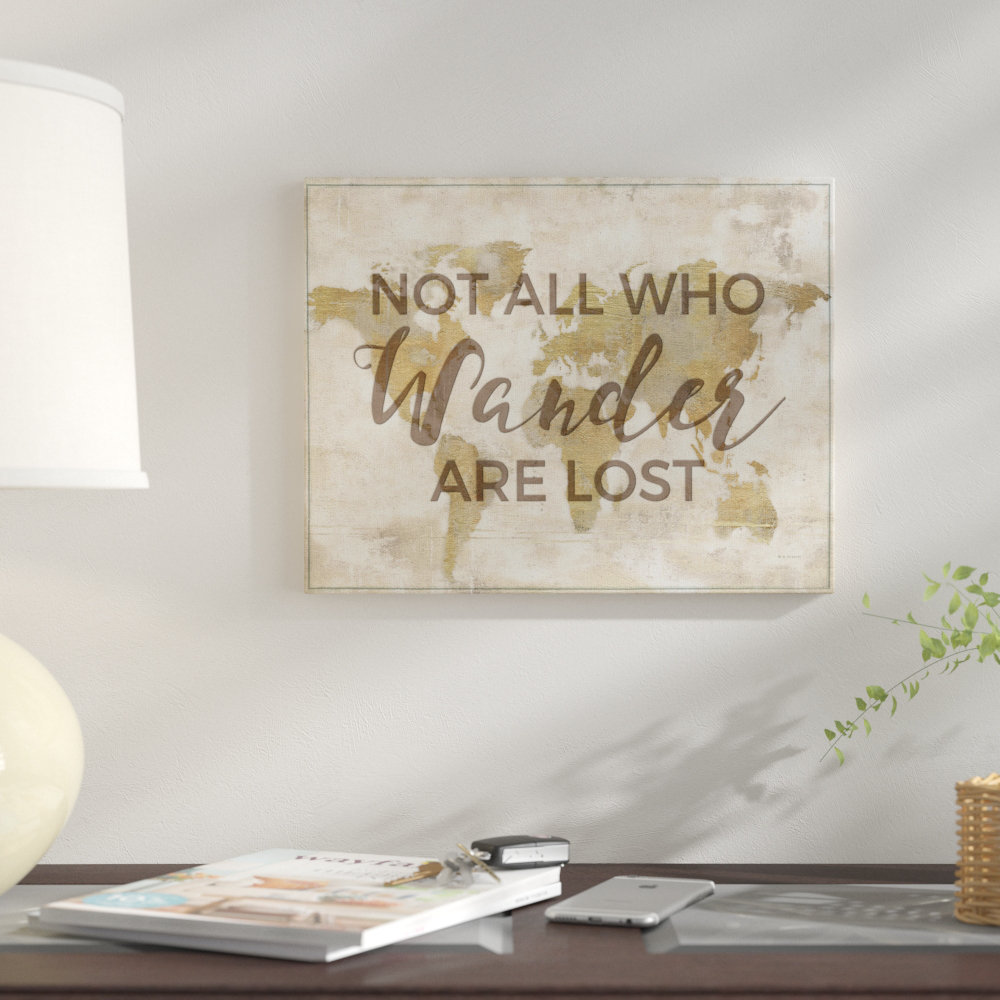 Winston Porter Not All Who Wander Are Lost Map by Marie Elaine Cusson ...