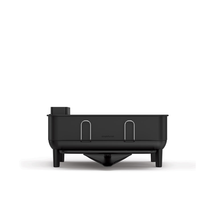 simplehuman compact steel frame dishrack, matte black | Wayfair.co.uk