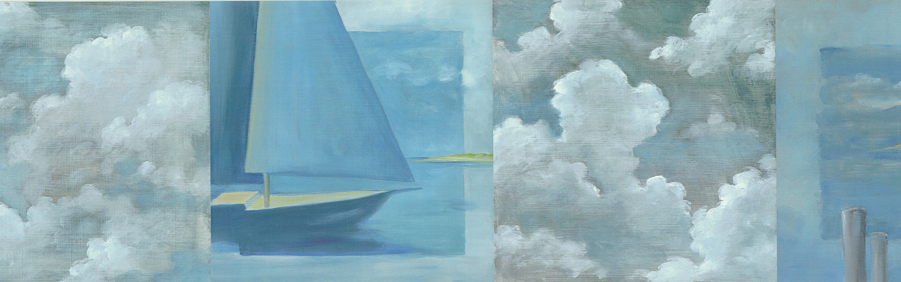 Brewster Home Fashions Destinations by the Shore Sailboat Snapshot ...