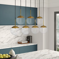 Mercury Row Yearby 7 Light Kitchen Island Pendant