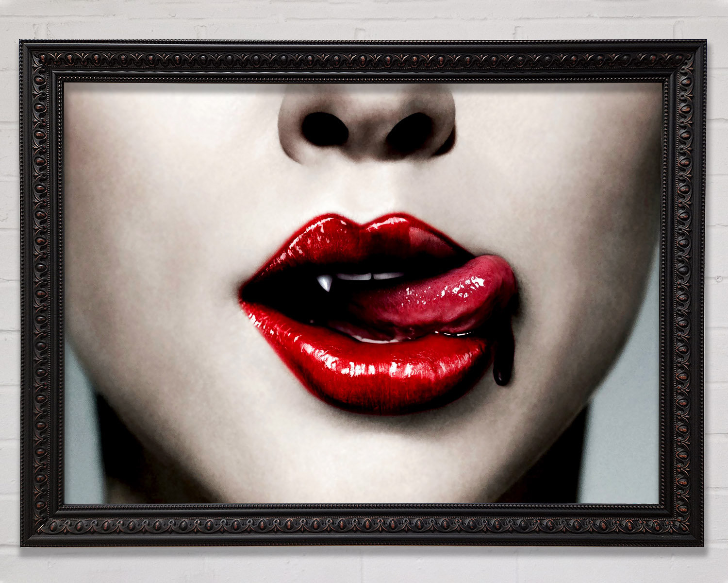 Canora Grey Vampire Lips - Single Picture Frame Art Prints | Wayfair.co.uk