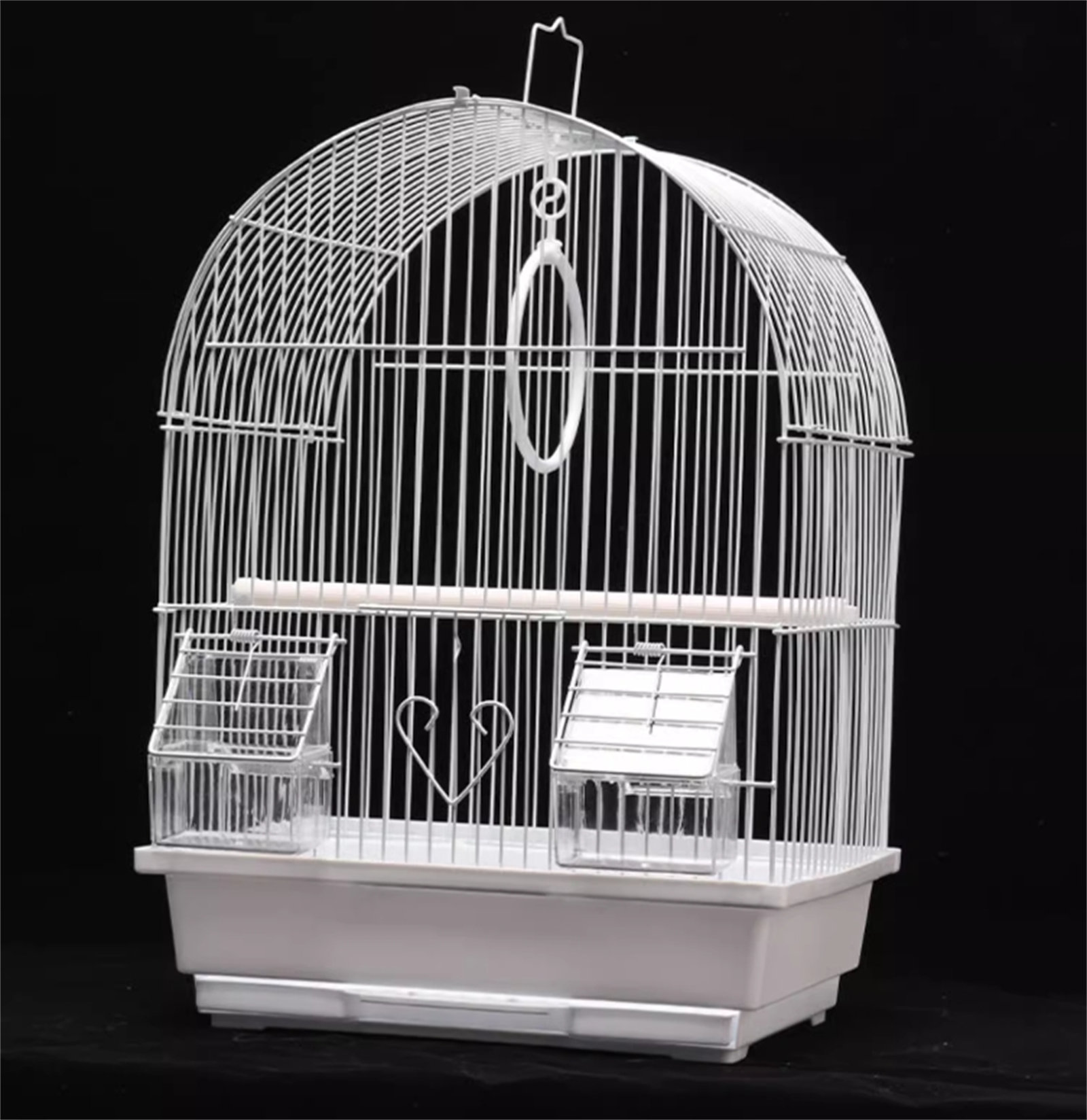 Ebern Designs Arjola 16'' Iron Dome Top Floor Bird Cage | Wayfair