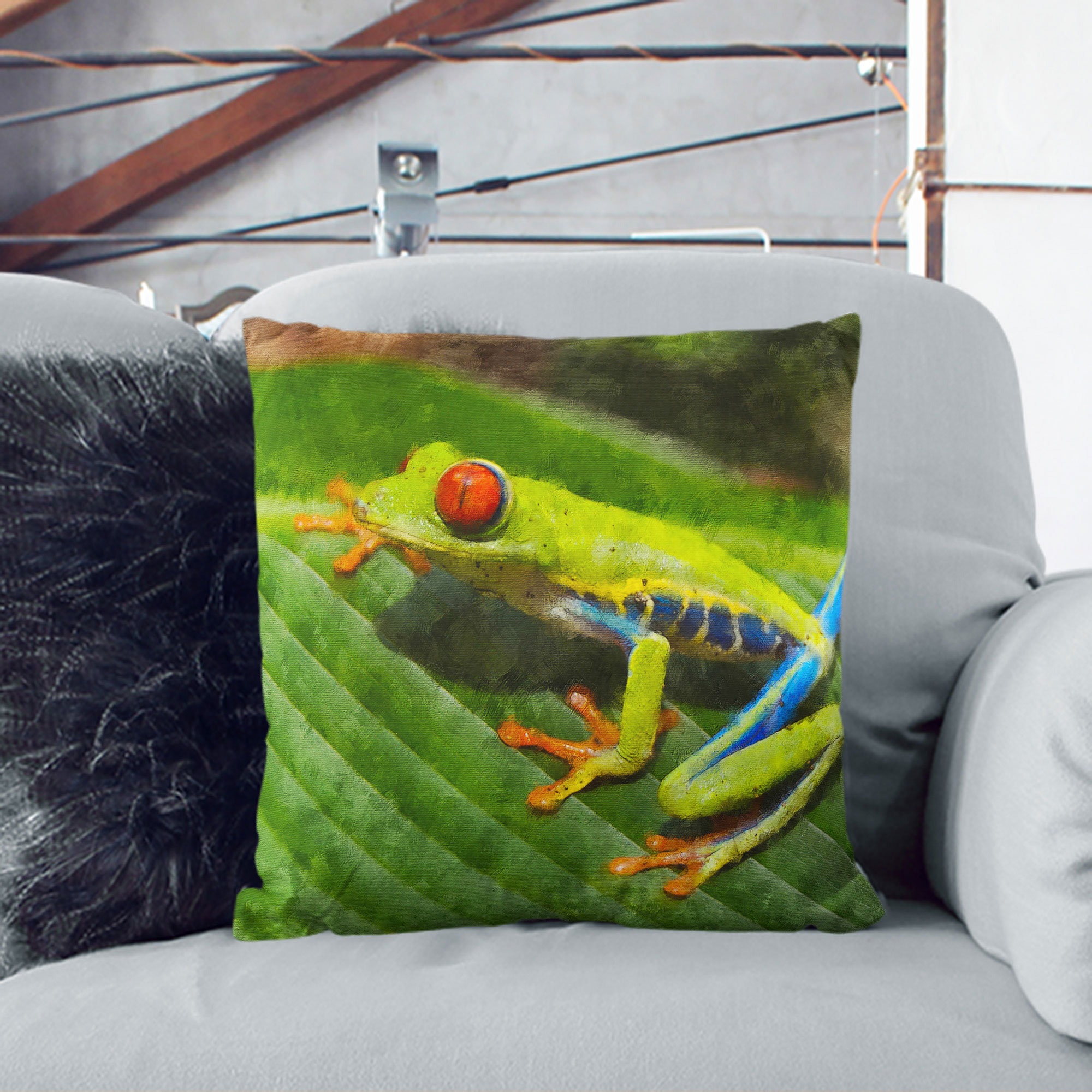 East Urban Home Tree Frog Vol.2 Scatter Cushion with Filling | Wayfair ...