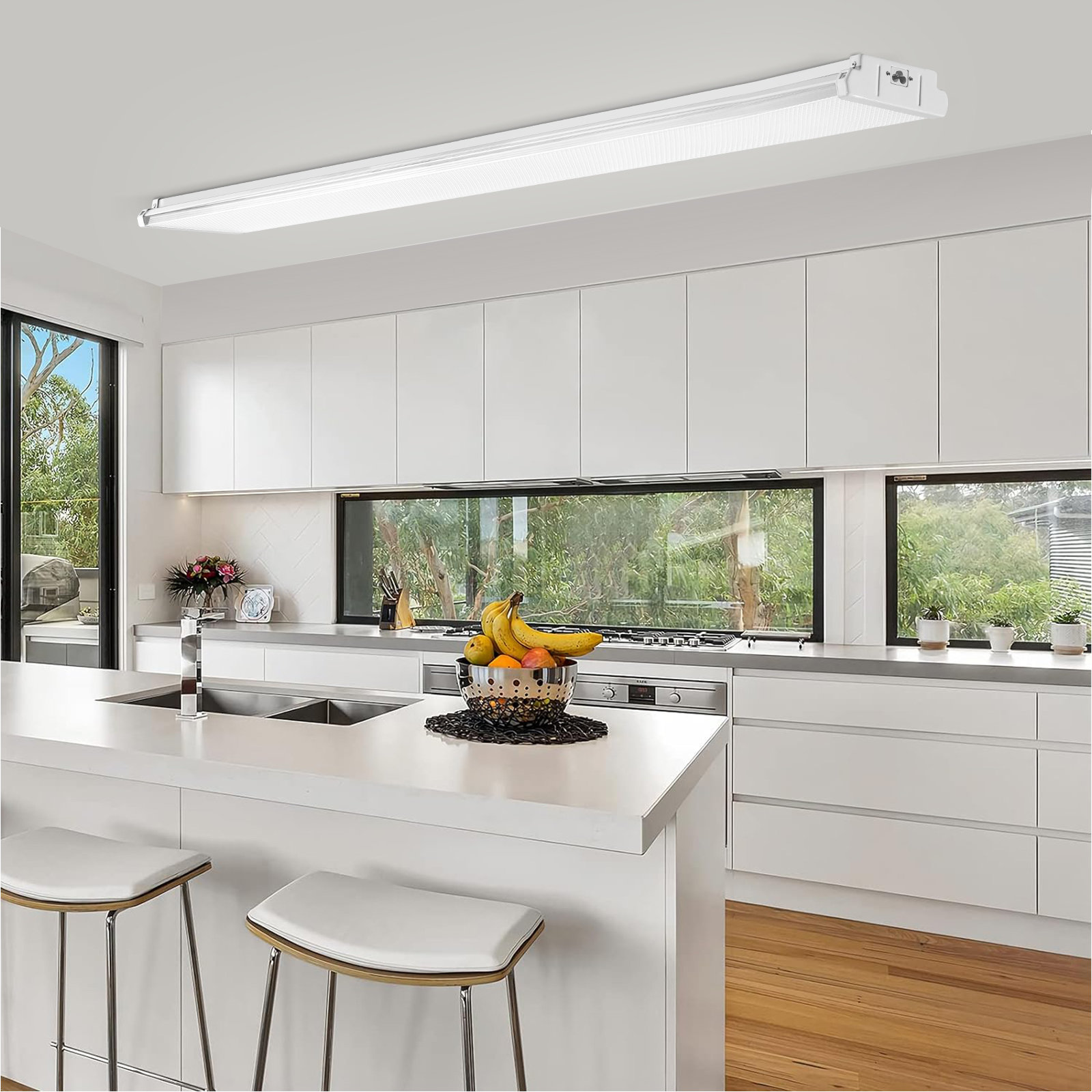 VEVOR Rectangle Wraparound Ceiling Light | Wayfair