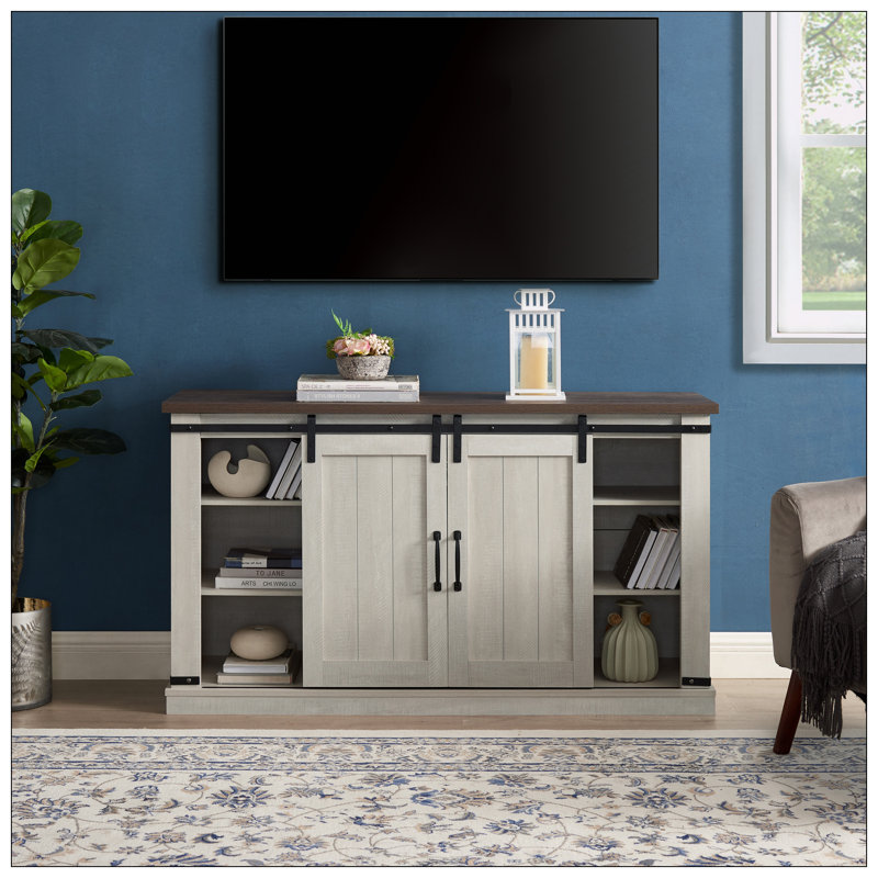 Ophelia & Co. Classic Farmhouse Media TV Stand | Wayfair
