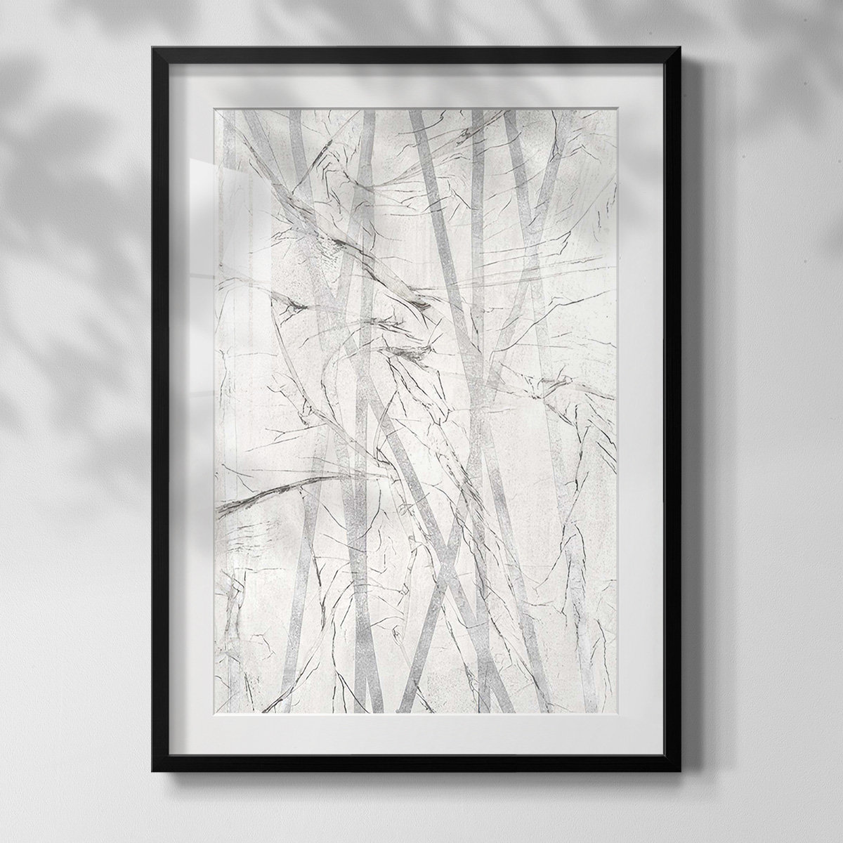 Wrought Studio™ Pewter Forrest I Framed Print | Wayfair