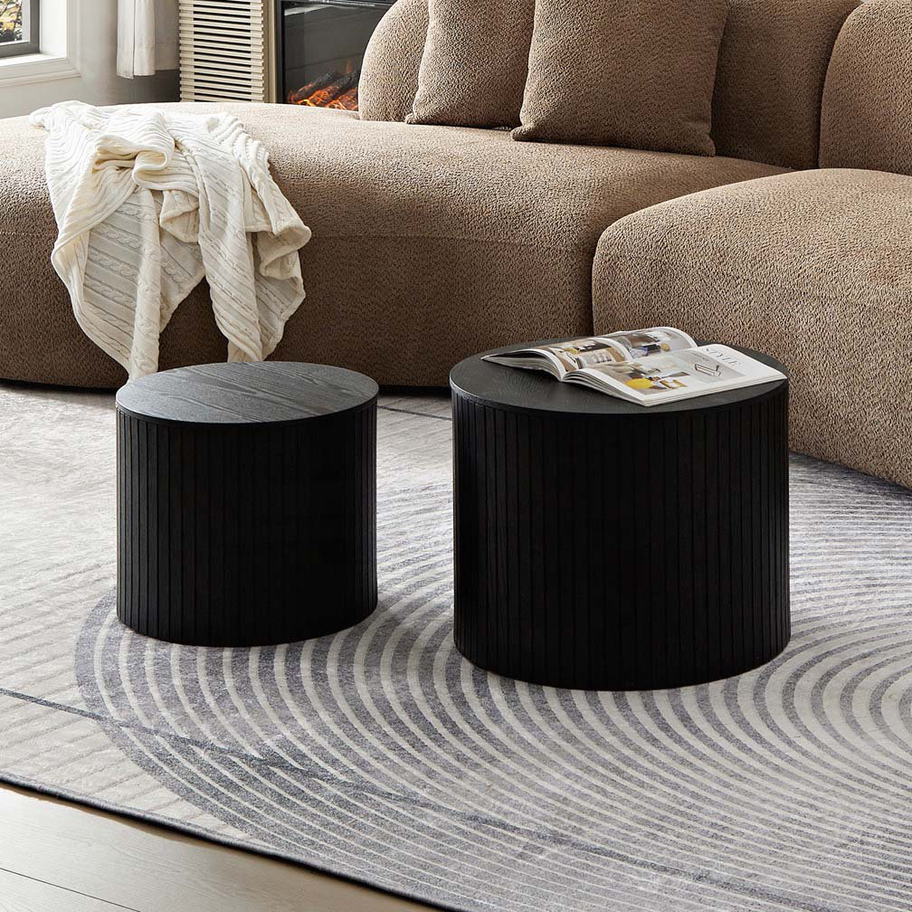 Latitude Run® 2-Piece Round Coffee Table Set - Wayfair Canada