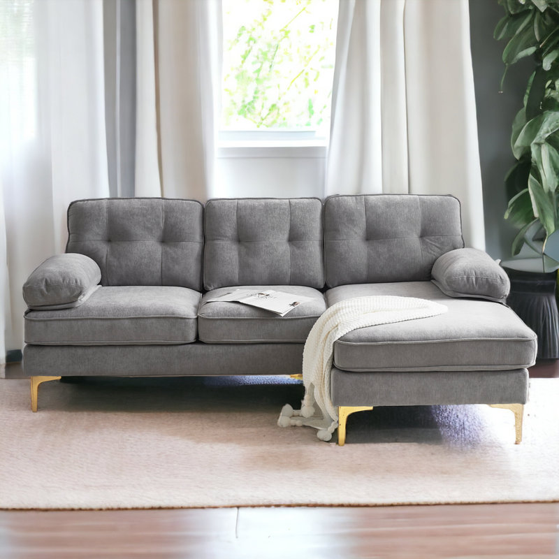 Mercer41 Reubyn 2 - Piece Upholstered Sectional | Wayfair