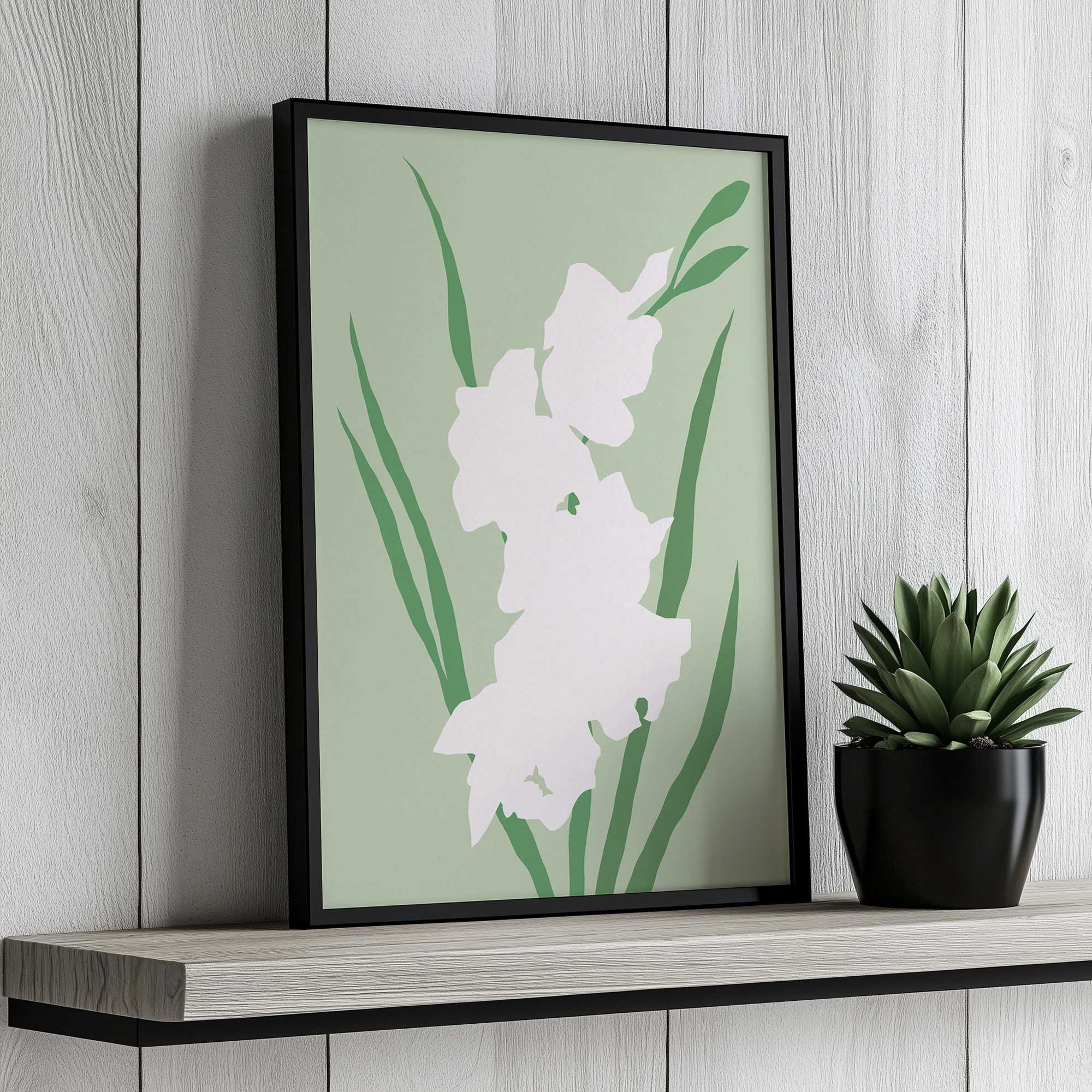 Latitude Run® Porcelain Pure White Flower By Little Dean Canvas Art ...