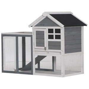 Tucker Murphy Pet™ Aayush Wooden Hutch with Ramp & Reviews | Wayfair