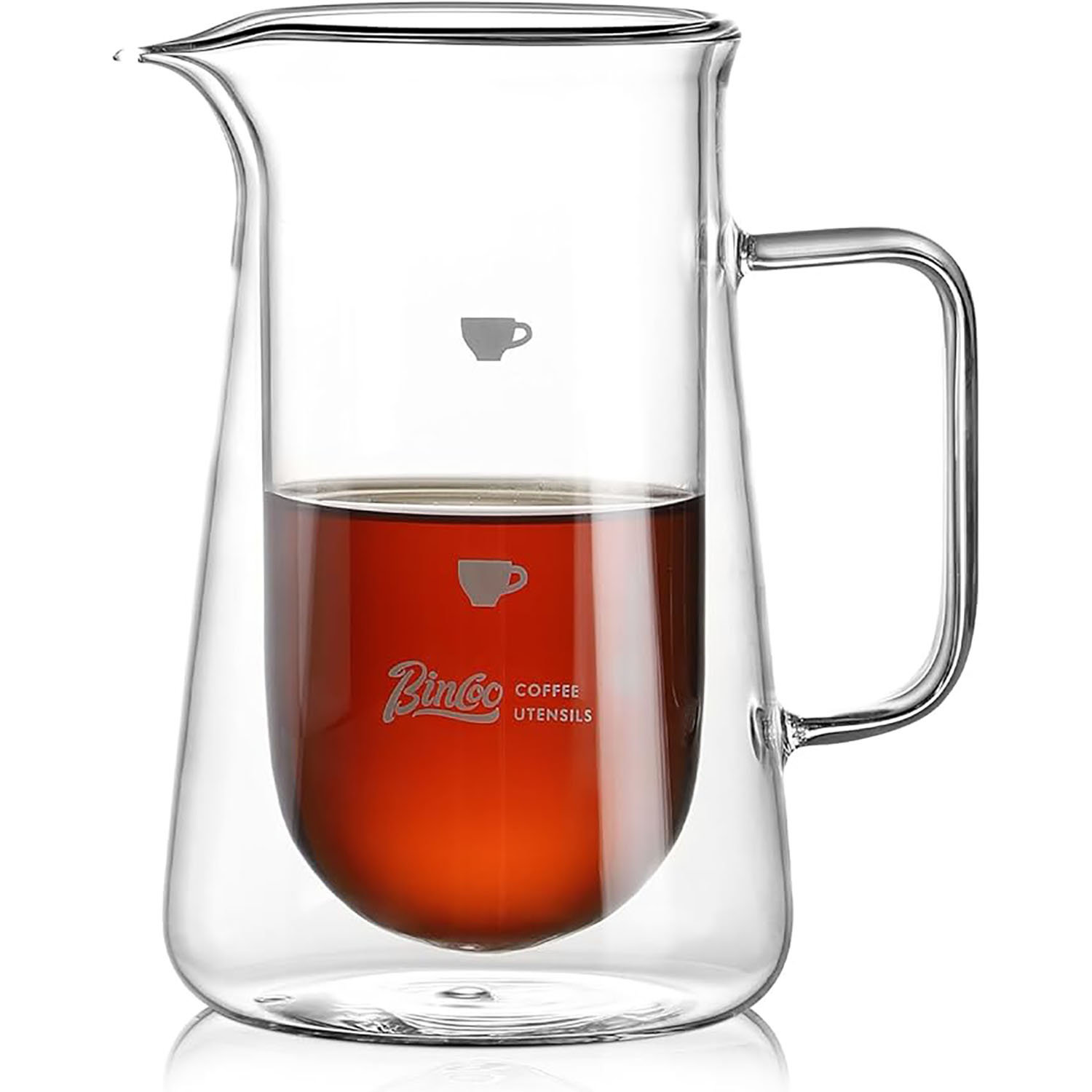 Stack man Double Wall Glass Coffee Carafe - Coffee Decanter Coffee ...