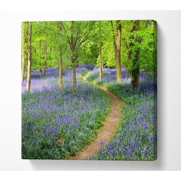 Alpen HomeWalk Through The Bluebell Path - Wrapped Canvas Art Prints ...