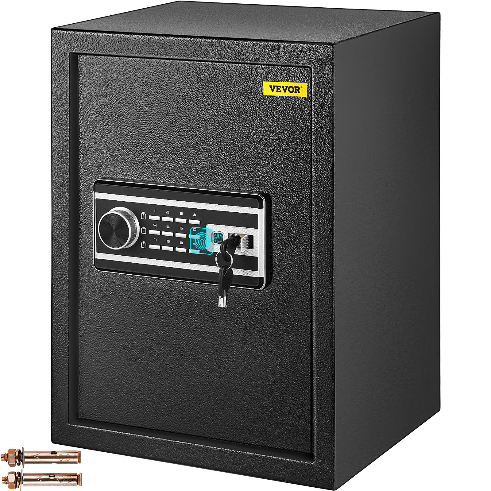 VEVOR Carbon Steel Security Safe with Dial/Combination Lock for Home ...