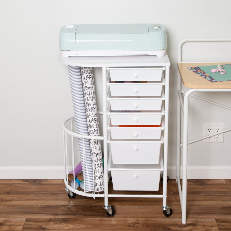 Rebrilliant 7-Drawer Craft Cart | Wayfair