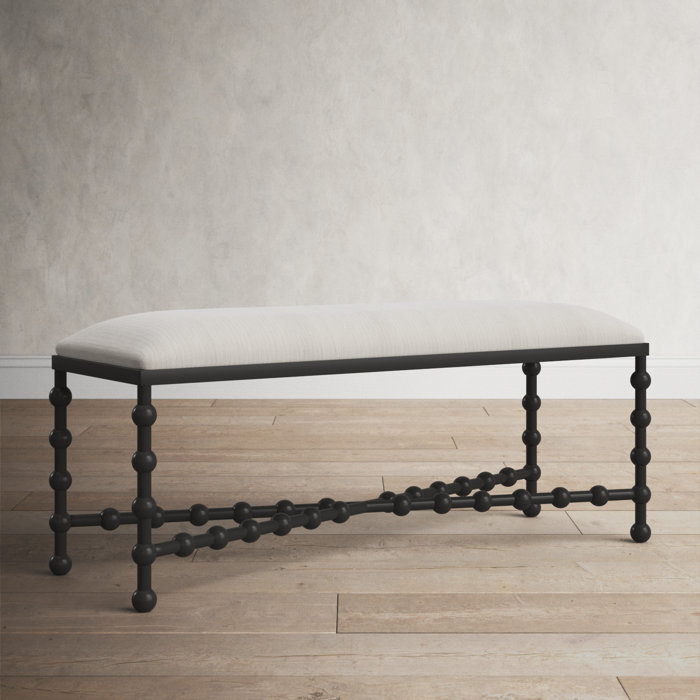 Birch Lane™ Capri Polyester Upholstered Bench & Reviews | Wayfair
