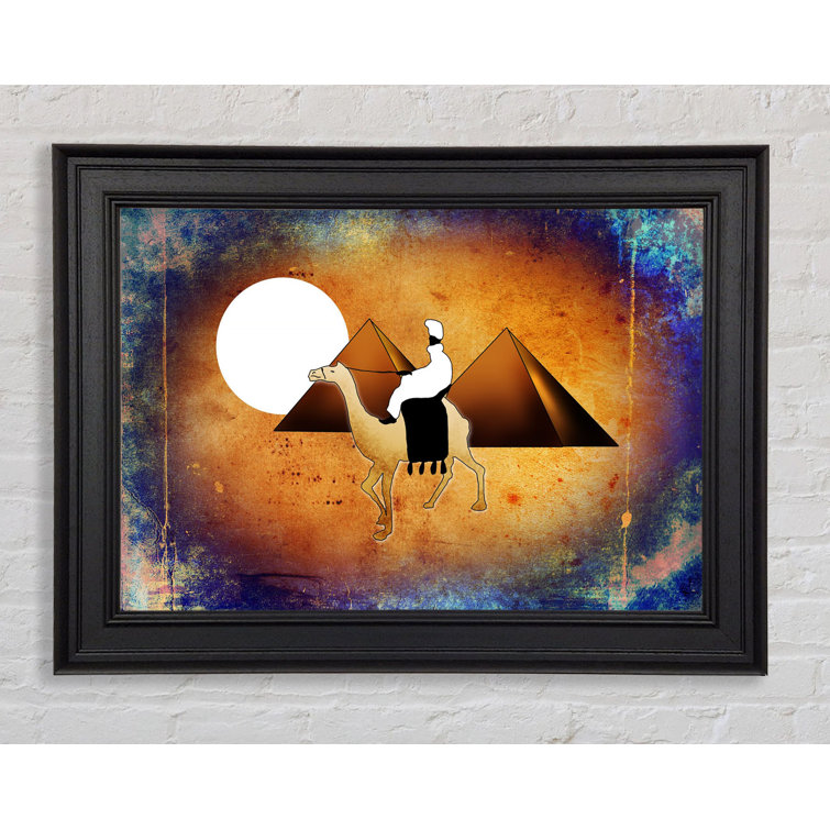Latitude Vive Egyptian Pyramids 5 - Single Picture Frame Art Prints ...
