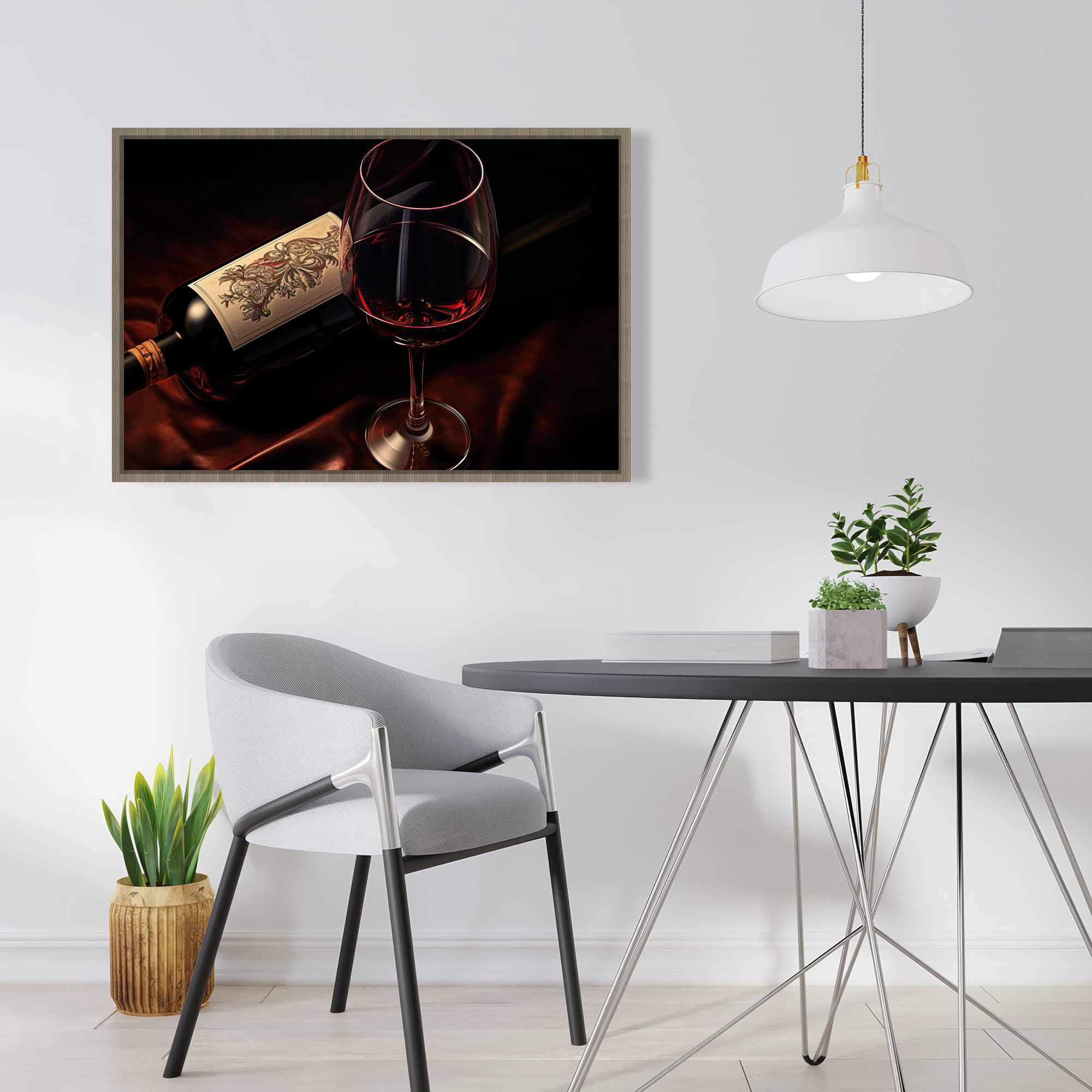 Lark Manor™ Distinguished - Food Contemporary Framed Canvas | Wayfair