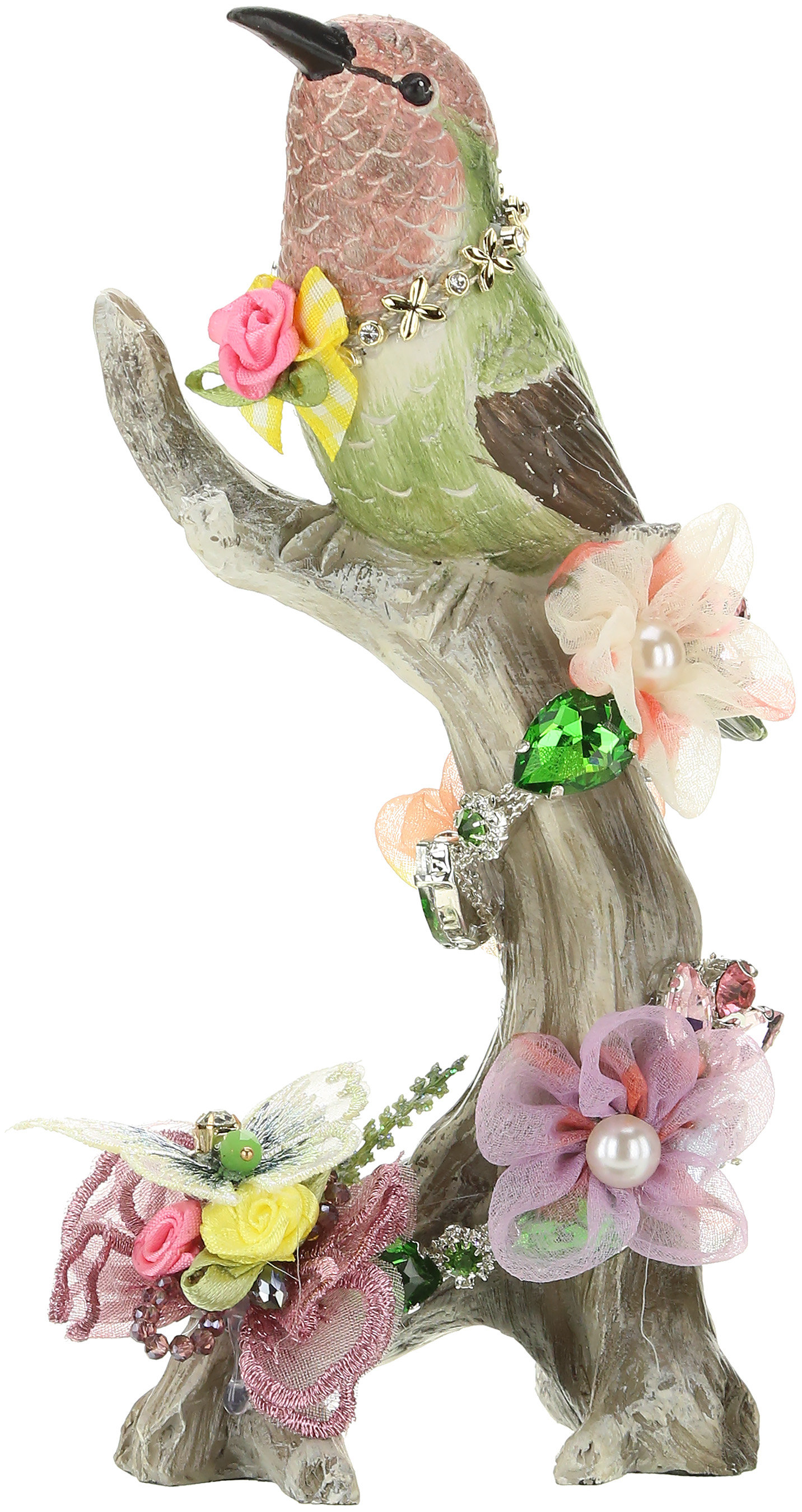 Mark Roberts Jeweled Bird on Trunk - 7.5 Inches | Perigold