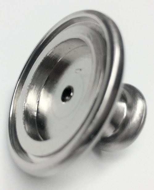D. Lawless Hardware (5 Pack) Brushed Nickel Knob Base for 30mm Insert ...