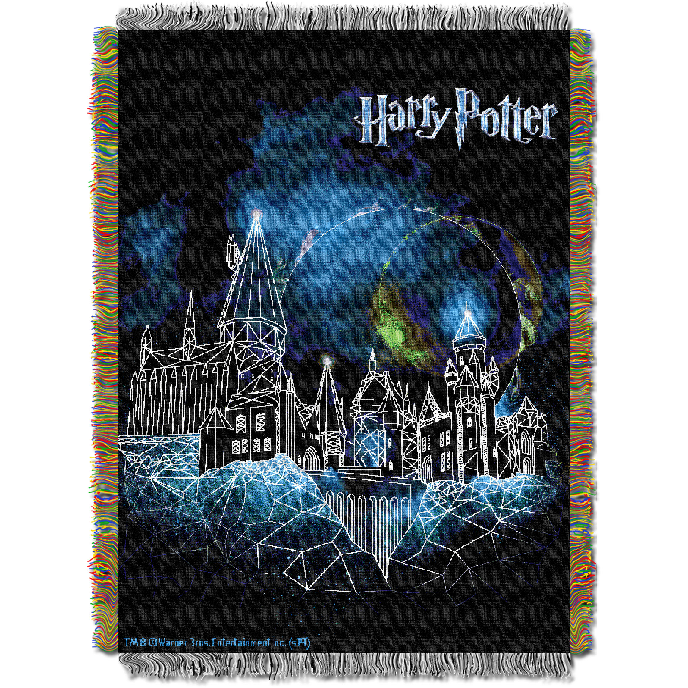 Northwest Warner Bros. Harry Potter Throw Blanket, Castle Wizarding ...
