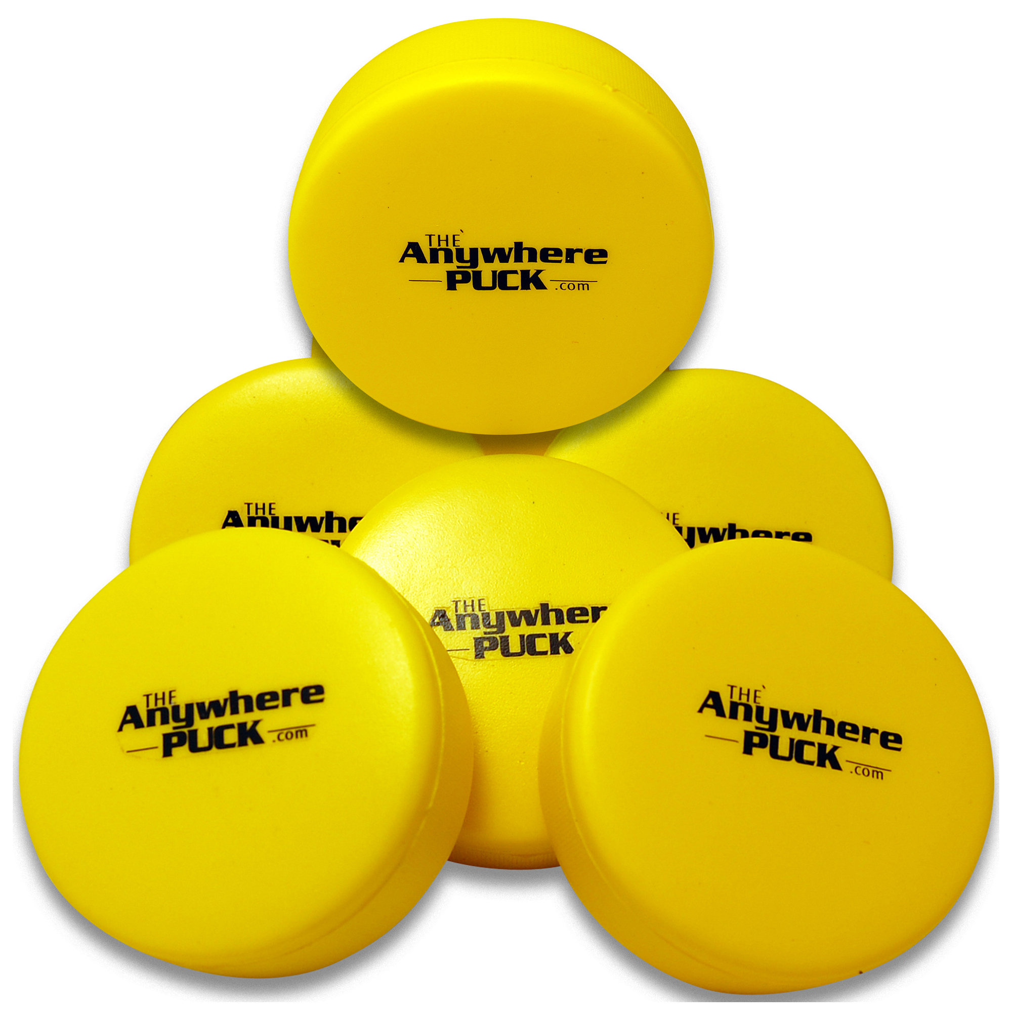 Thin Air Brands Anywhere Sports: The Anywhere Puck - 6pk Yellow Foam ...