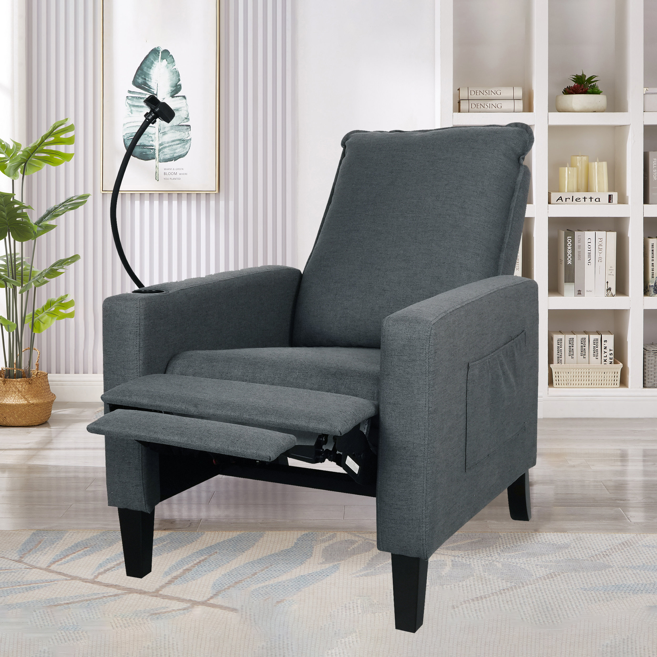 Winston Porter Sraar 29" Wide Manual Recliner Home Theater Recliner ...