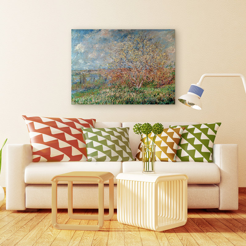 Andover Mills™ " Spring, 1880 " by Claude Monet & Reviews | Wayfair