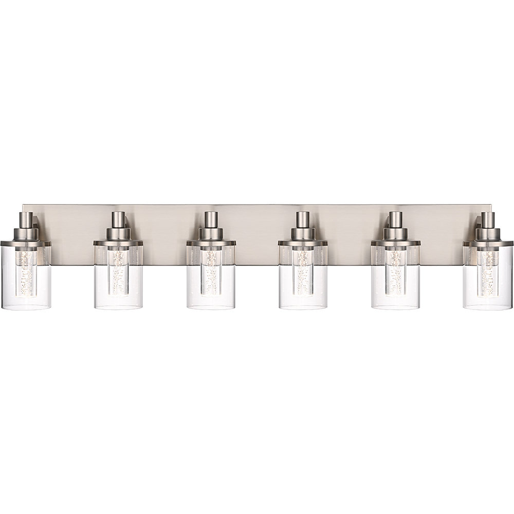 Hokku Designs 6-Light Vanity Lights, Bathroom Light Fixture, LED ...