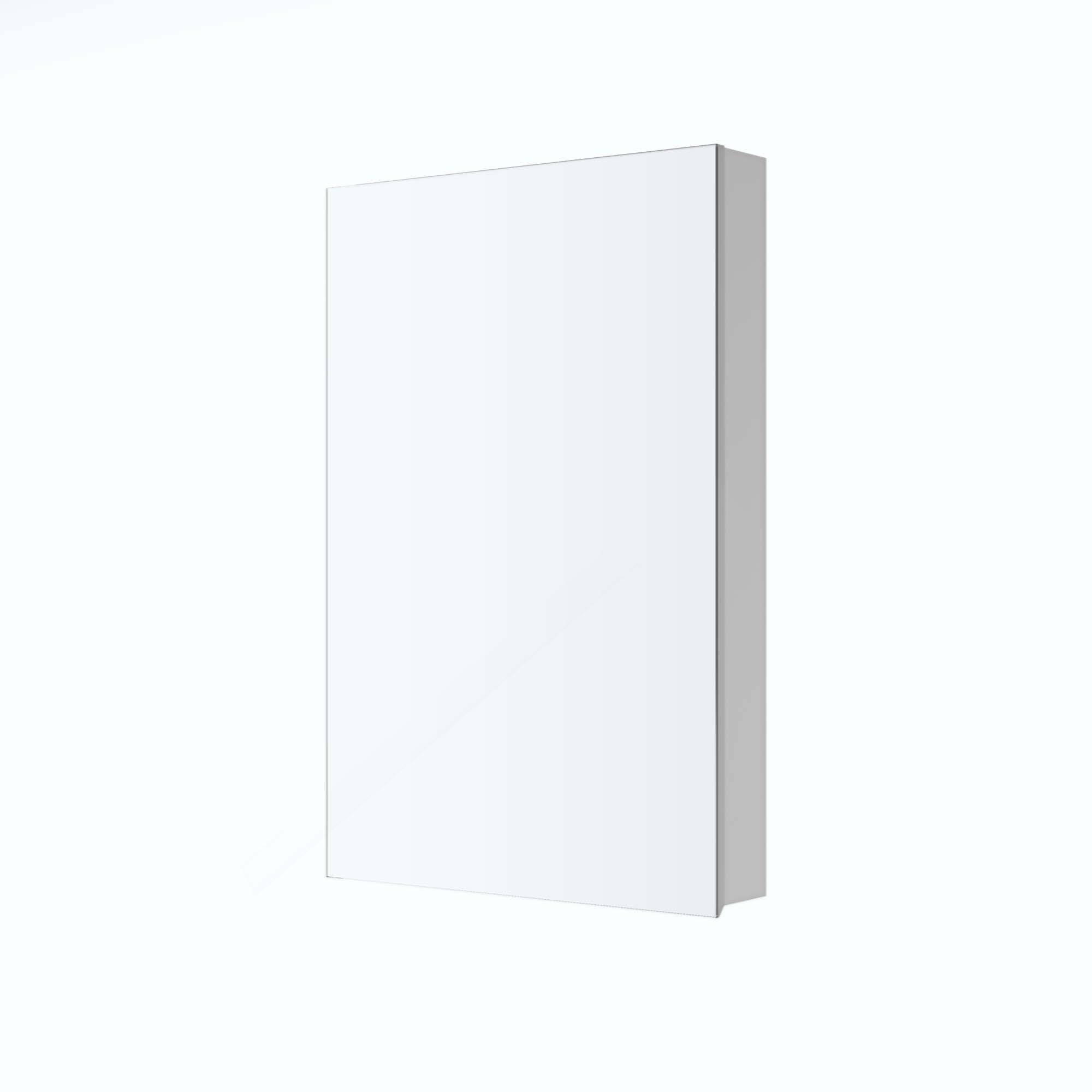 Wrought Studio™ Surface Frameless Mirror Medicine Cabinet, Beveled ...
