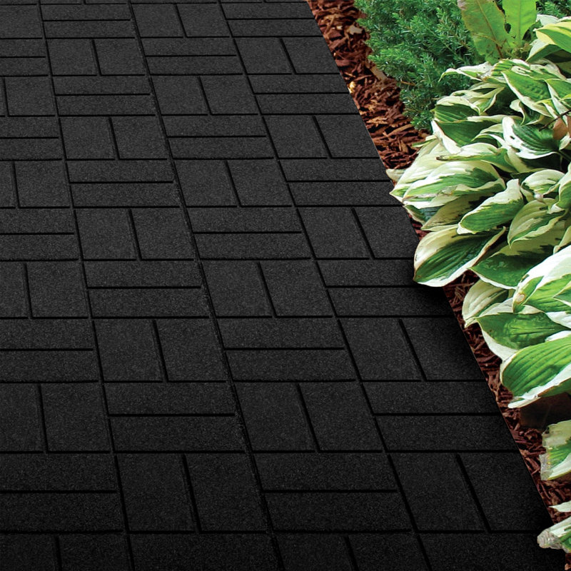 Rubberific 16'' x 16'' Rubber Paving Stone | Wayfair