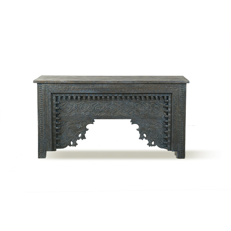 Bungalow Rose Rustina 67'' Solid Wood Console Table | Wayfair