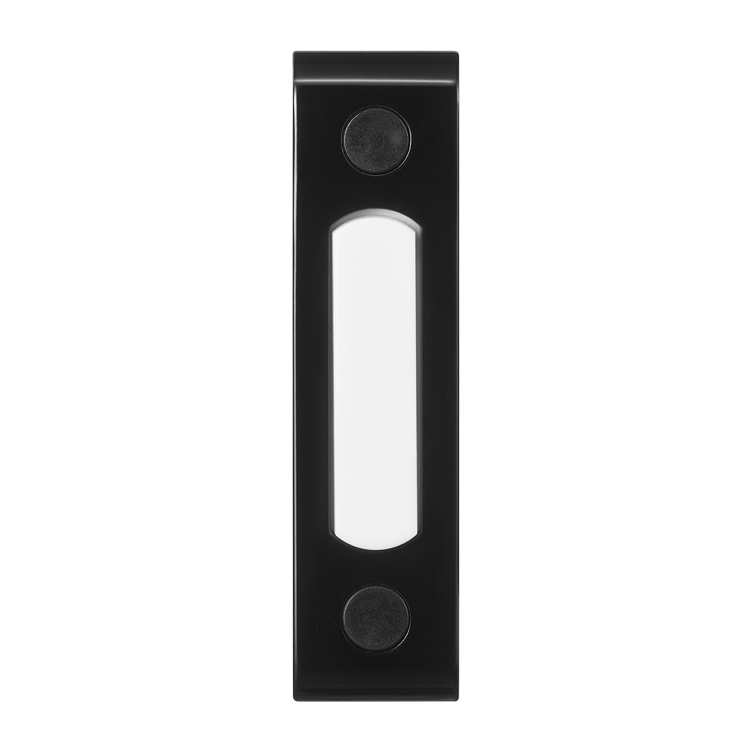 Symple Stuff Heath Zenith Black Metal Wired Lighted Push Doorbell ...