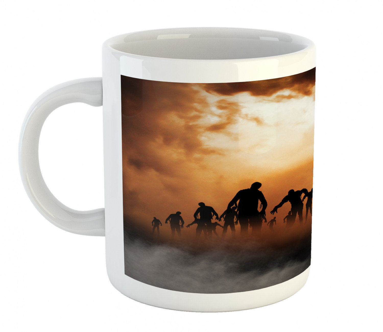 East Urban Home Zombies Dead Men Walking Body Coffee Mug | Wayfair