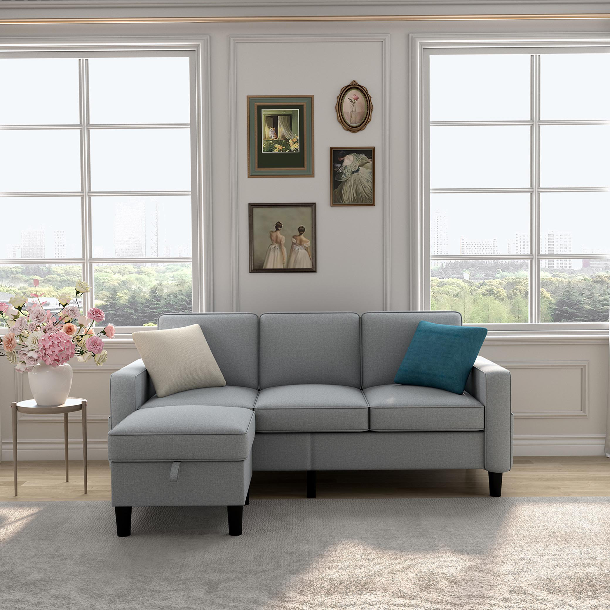 Ebern Designs Wilf Sofa For Families, Apartments,3 Seater, - Wayfair Canada