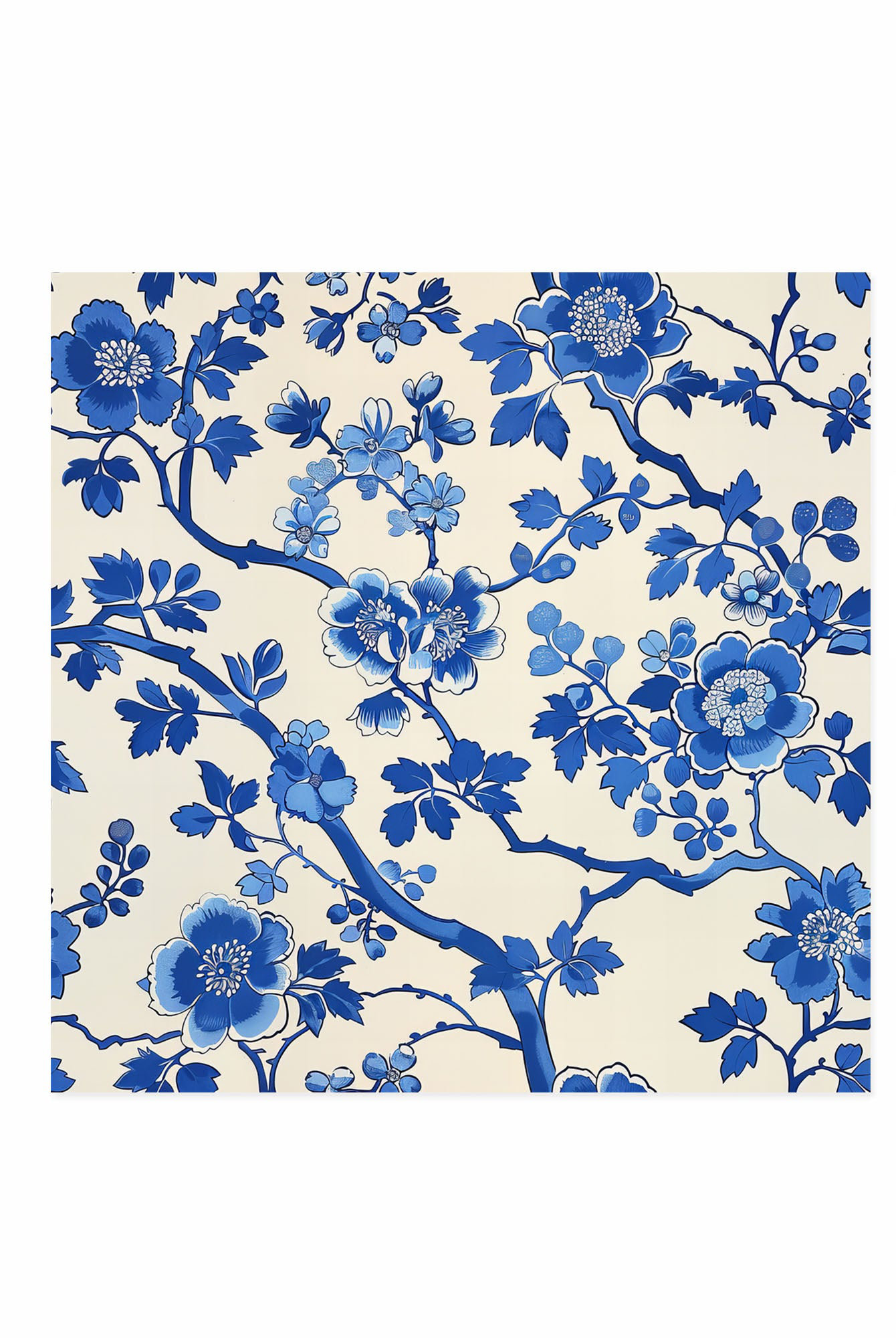 Winston Porter World and Countries Chinoiserie Pattern I Asian Unframed ...
