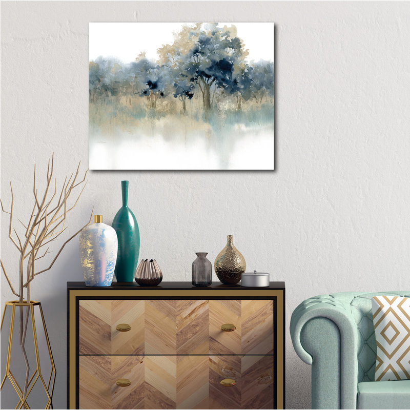 Ebern Designs 'Waters Edge I' Print on Wrapped Canvas & Reviews | Wayfair