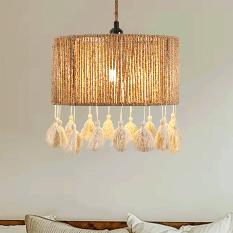 Mercer41 Chareese 1 - Light Brown Unique/Statement Pendant | Wayfair