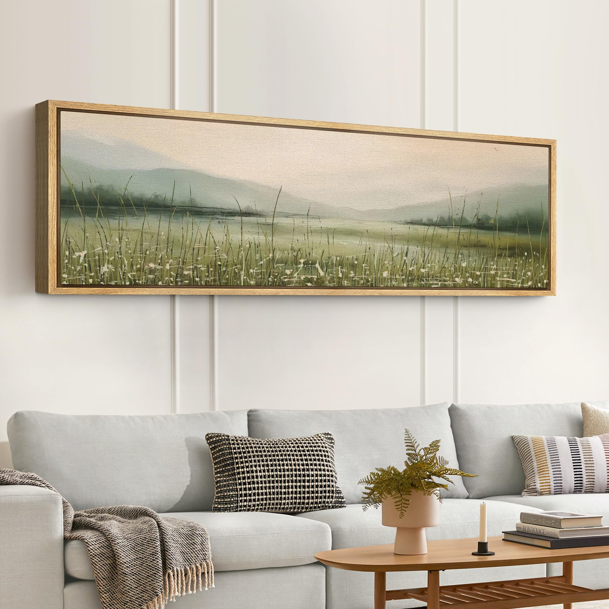 IDEA4WALL Rustic Countryside Tranquil Lake Serene Landscape | Wayfair