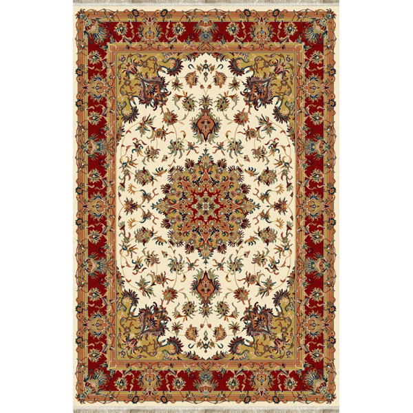 Bloomsbury Market Agra Wool Beige Rug | Wayfair.co.uk