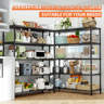 Rebrilliant Height-Adjustable Garage Wire Shelving Unit For Kitchen ...