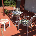 Zipcode Design™ Althoff Round Outdoor Bistro Table & Reviews | Wayfair