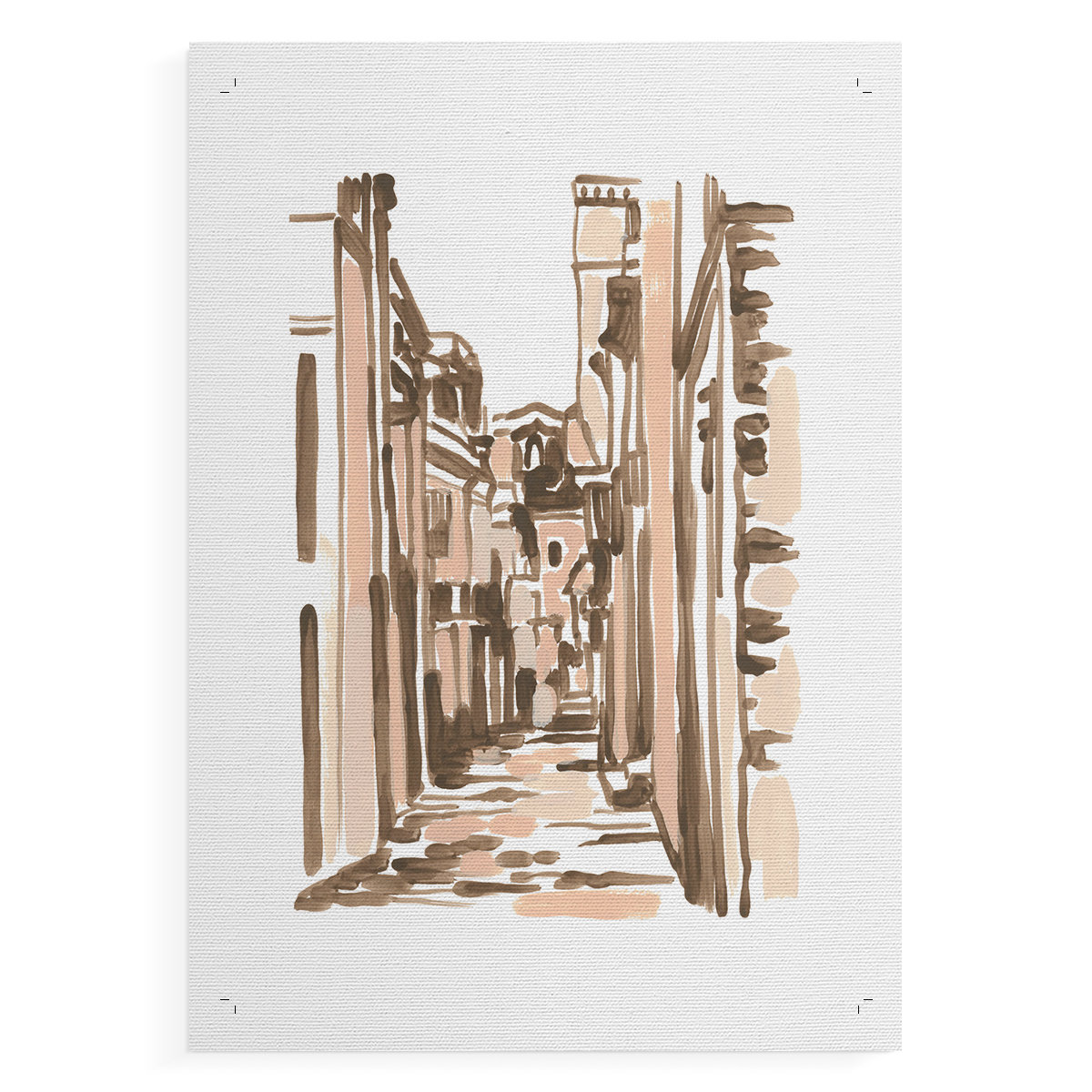 Latitude Run® Blush Architecture Study VI -Canvas Print Only - NOT ...