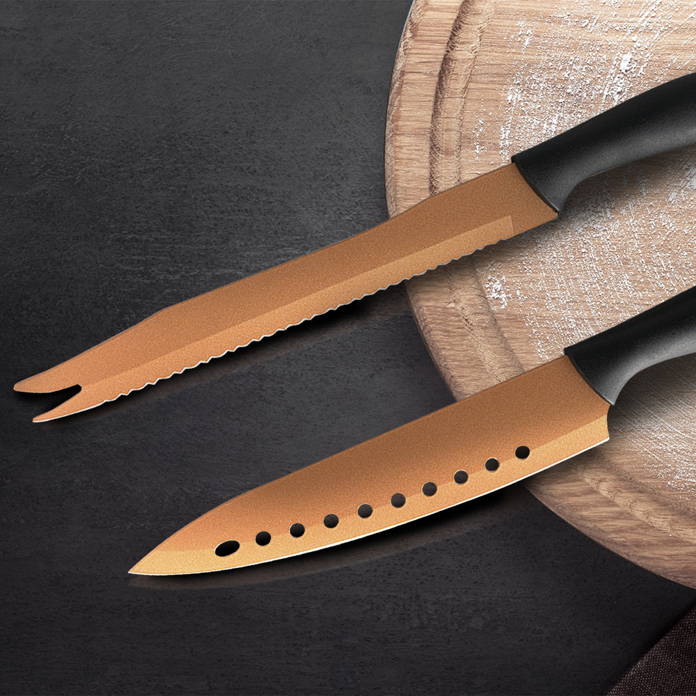 Eternal Copper Knife Set | Wayfair